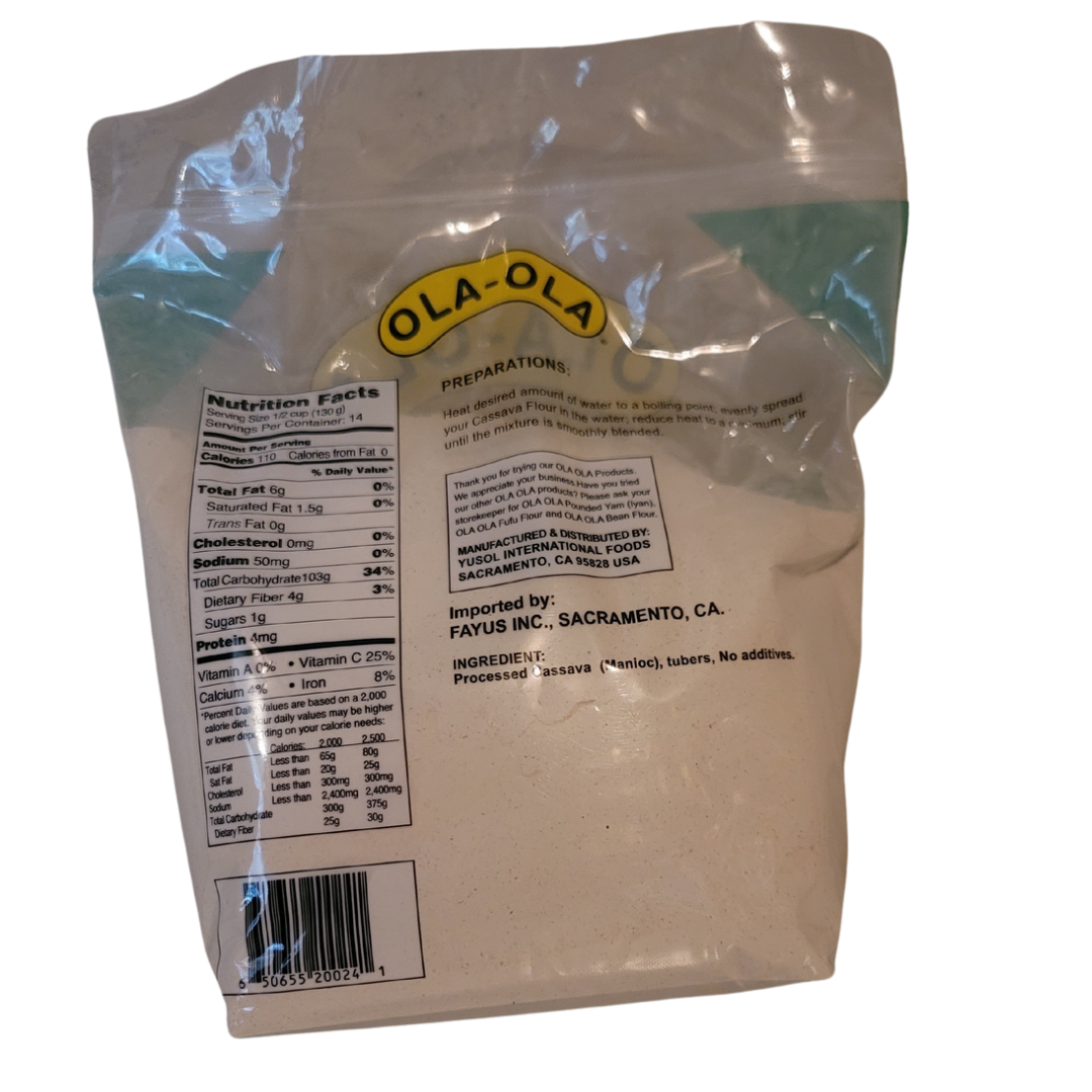 Cassava fufu flour (Lafu, Kokonte, Akpu) by ola ola | 4 Lbs – Blemart ...